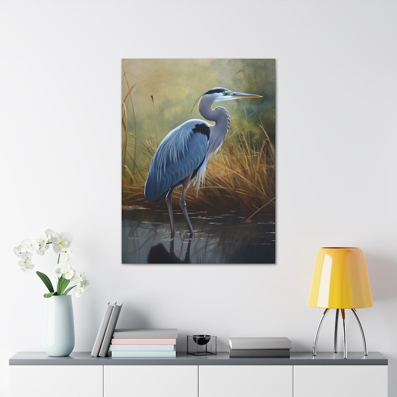 Big Blue - Great Blue Heron Series - Etsy
