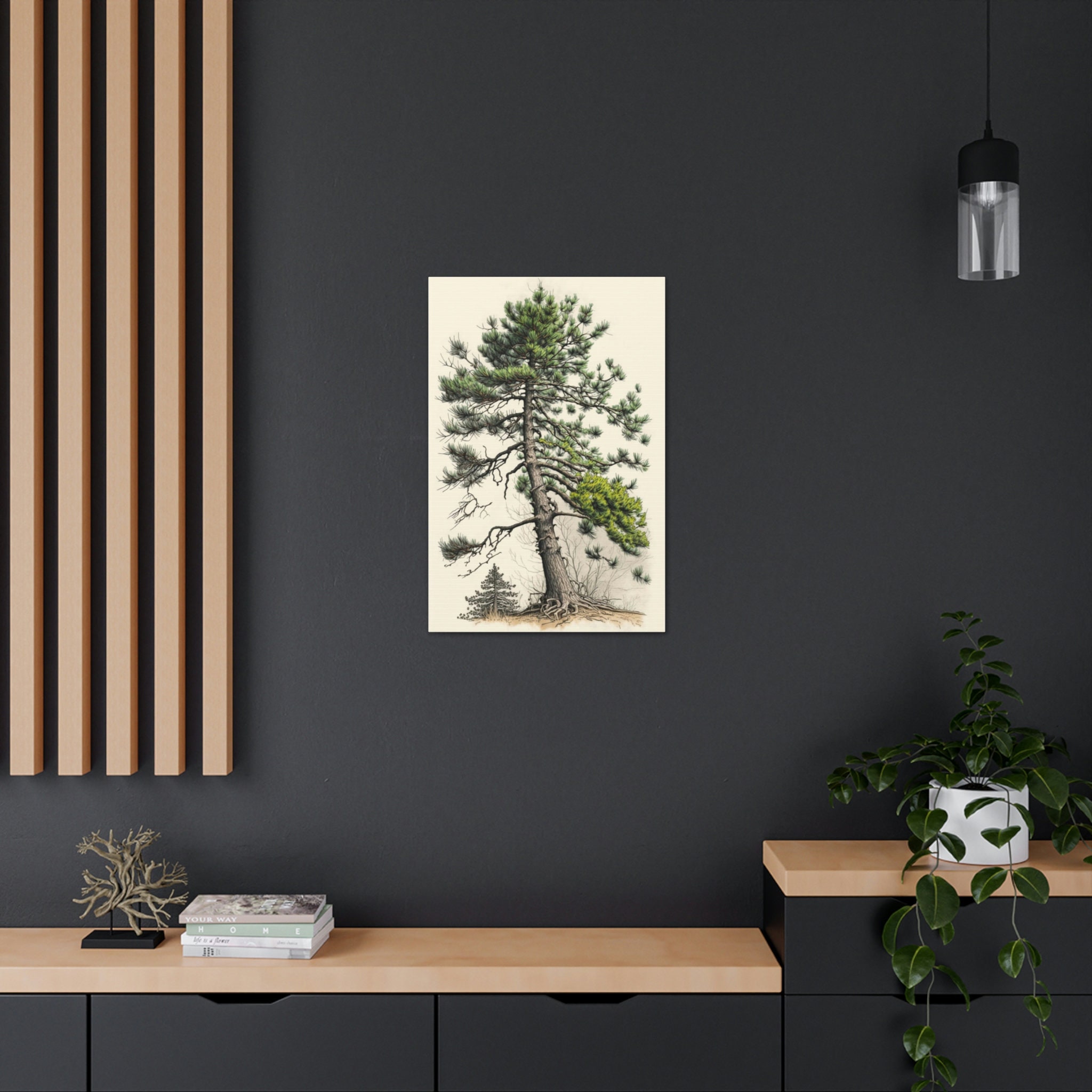 Eastern White Pine Canvas Print | White Pine Tree Artwork | Natural Art ...