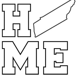 HOME Applique Pattern - Tennessee, Crafting, Quilting - Etsy