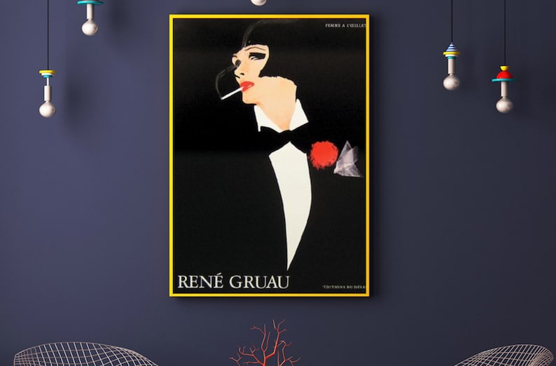 Rene Gruau Print - 1920s Posters - Art Deco Prints - Rene Gruau Poster ...