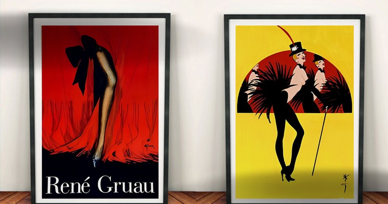 Rene Gruau Print - 1920s Posters - Art Deco Prints - Rene Gruau Poster ...