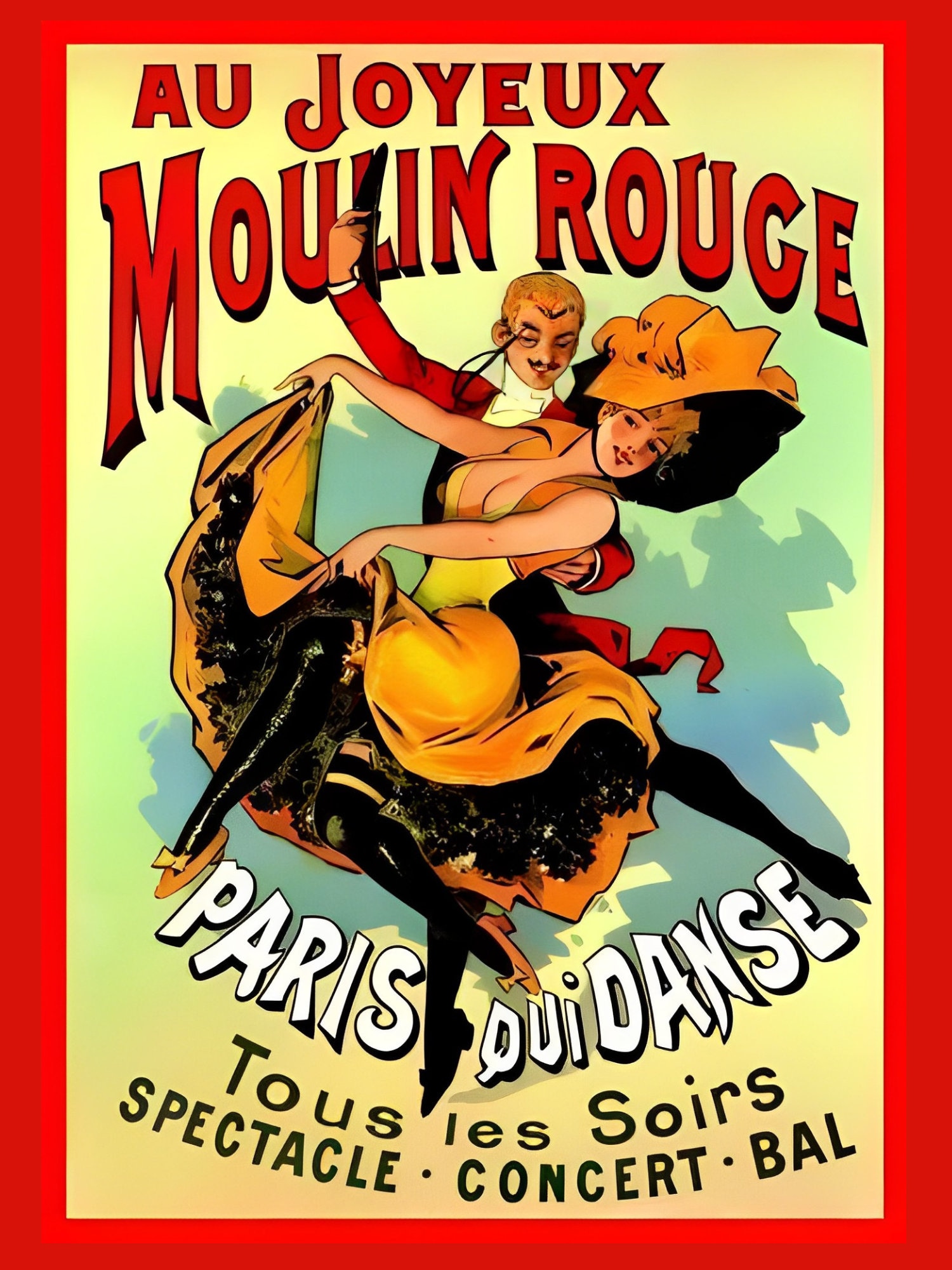 Art Deco Prints Moulin Rouge Posters 1920s Posters Wall Art Vintage ...