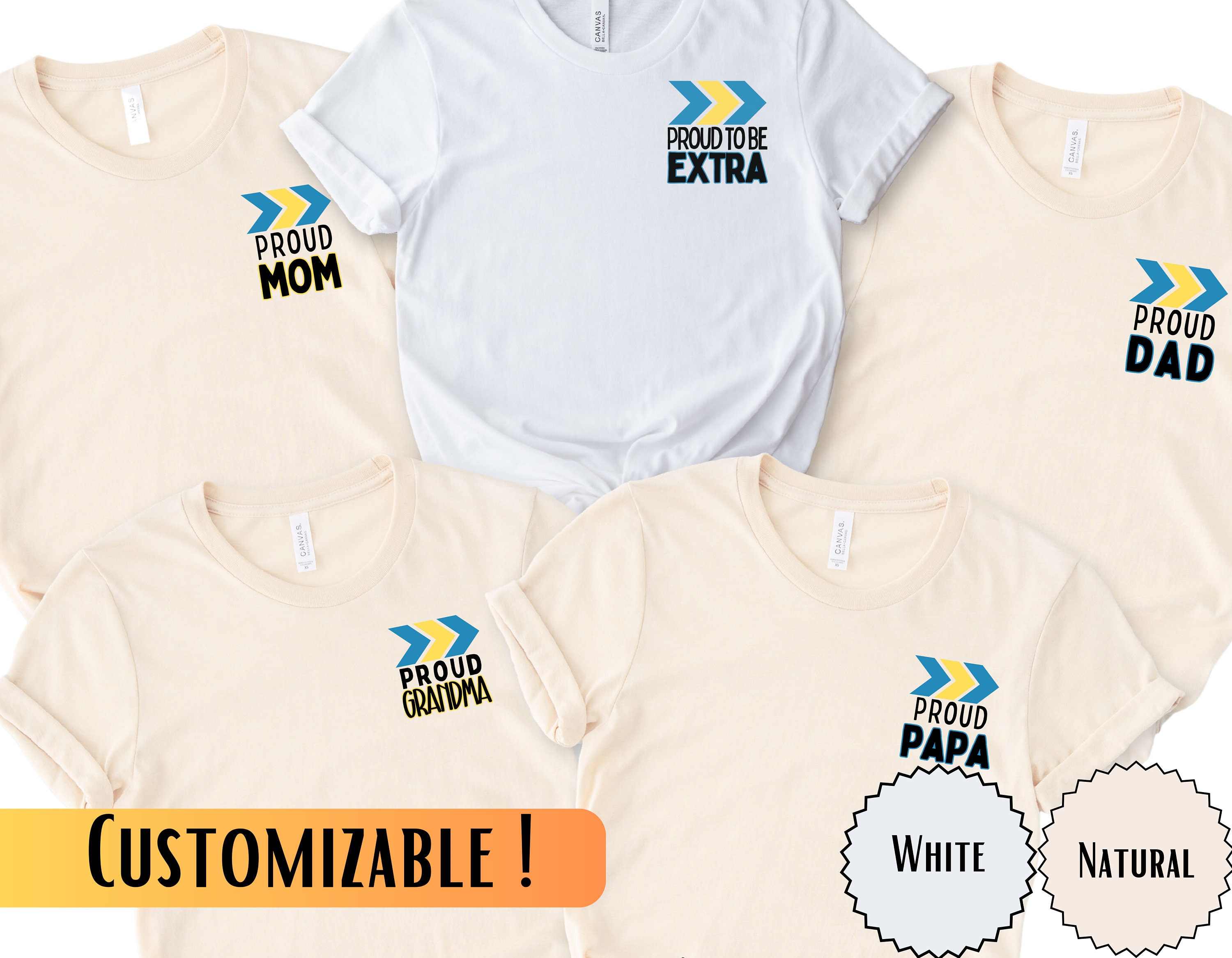 Custom Down Syndrome Shirt Down Syndrome T-shirts Proud to Be Extra ...