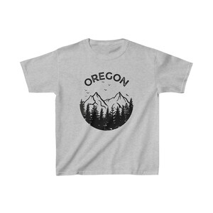 Oregon Shirt for Kids, Oregon State Souvenir, Oregon Mountain Outdoor ...