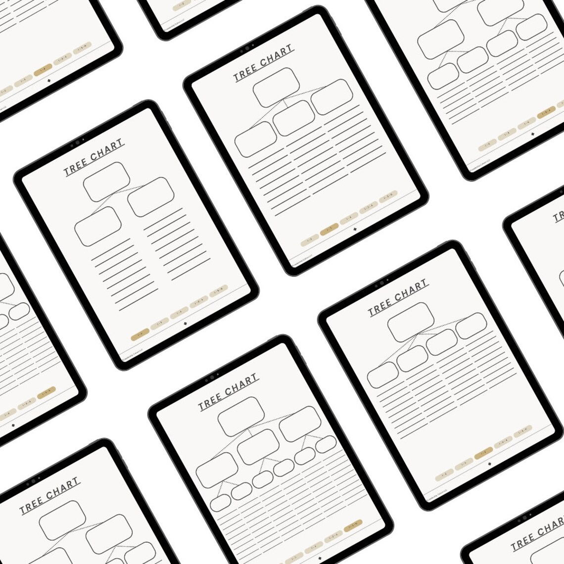 Tree Charts | Remarkable | PDF | Download - Etsy