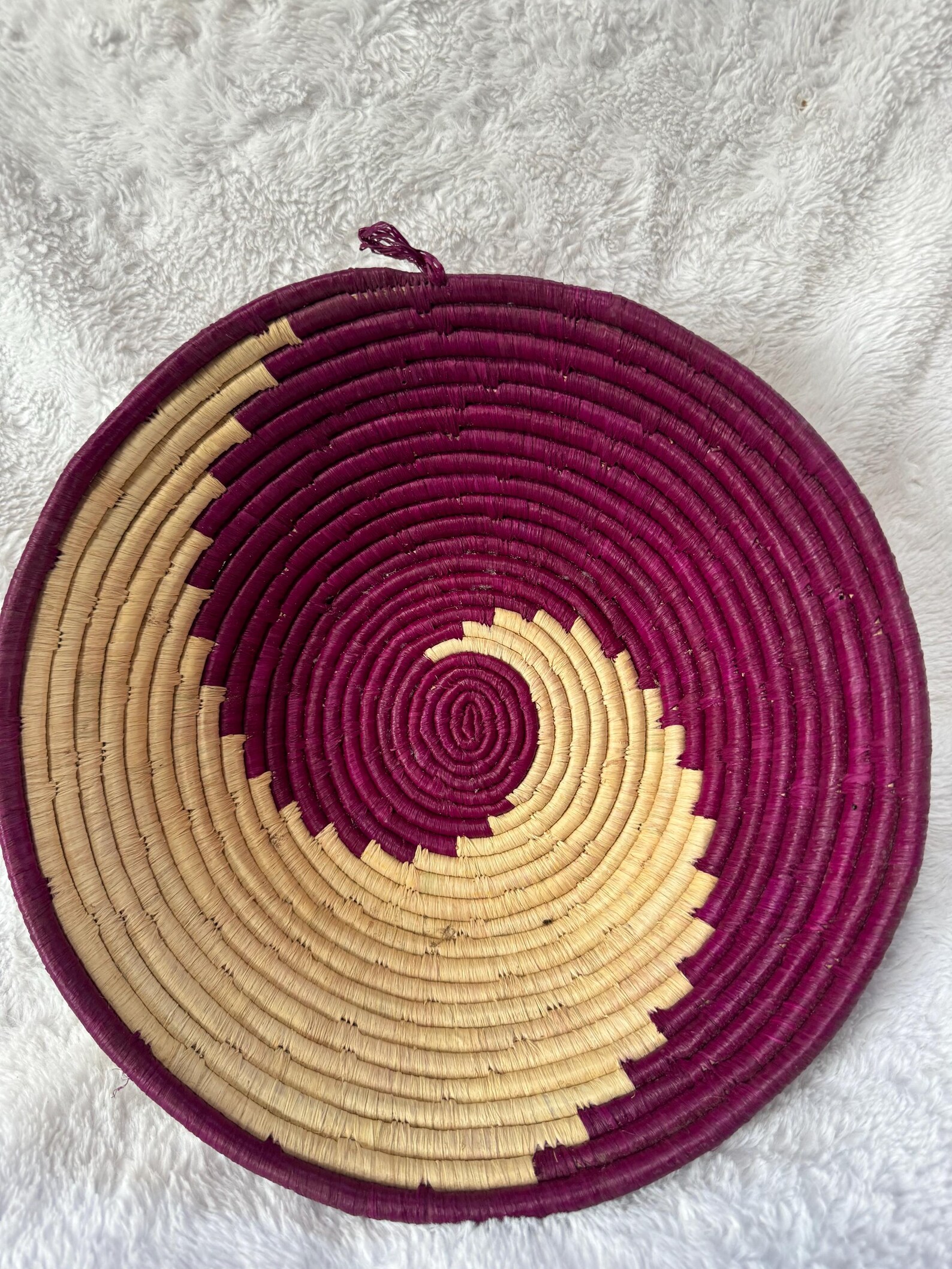 African Wall Basket Handmade Sisal Fruit Basket African Woven Basket ...