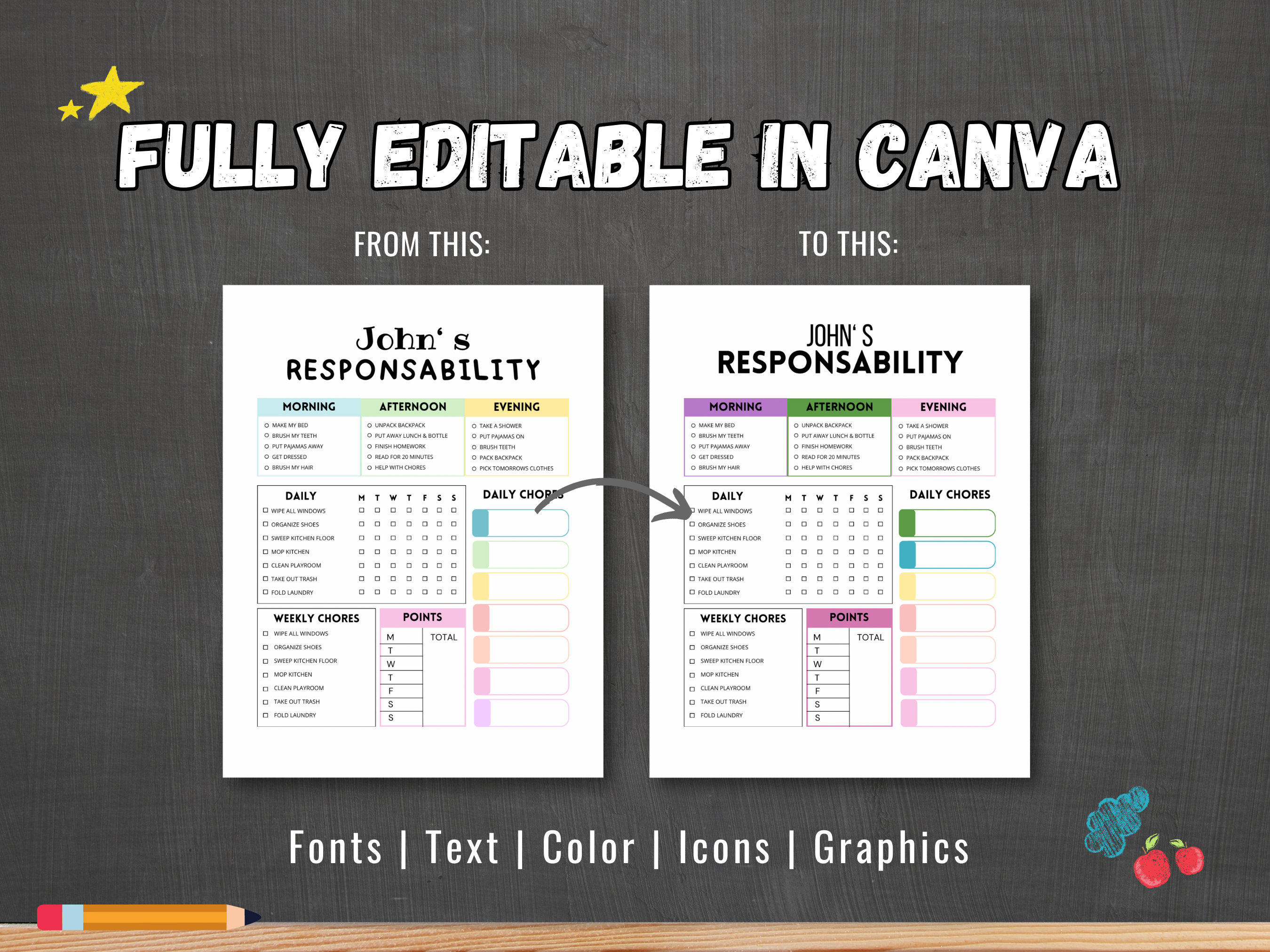 Printable Editable 2023-2024 School Planner School Calendar - Etsy