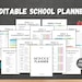 Printable Editable 2023-2024 School Planner | School Calendar | School ...