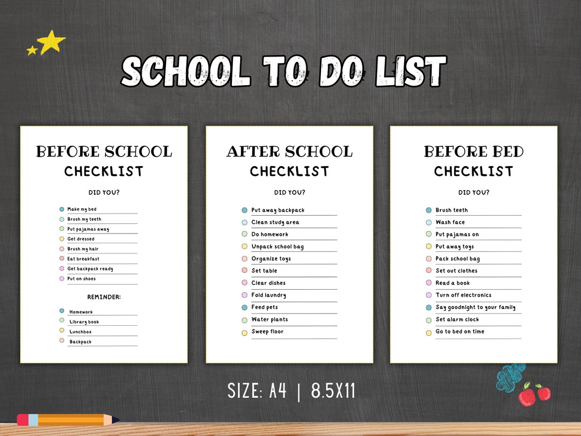 Printable Editable 2023-2024 School Planner School Calendar - Etsy