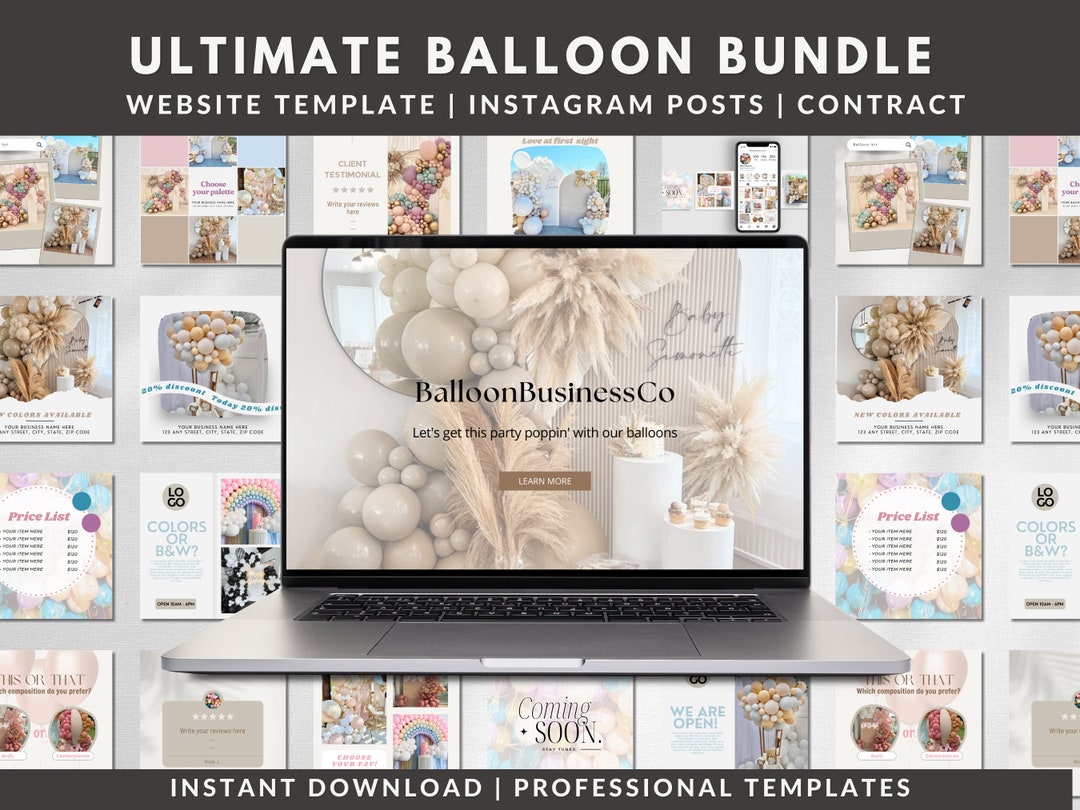 The ULTIMATE Balloon Business Bundle, Balloon Artist Contract Template ...