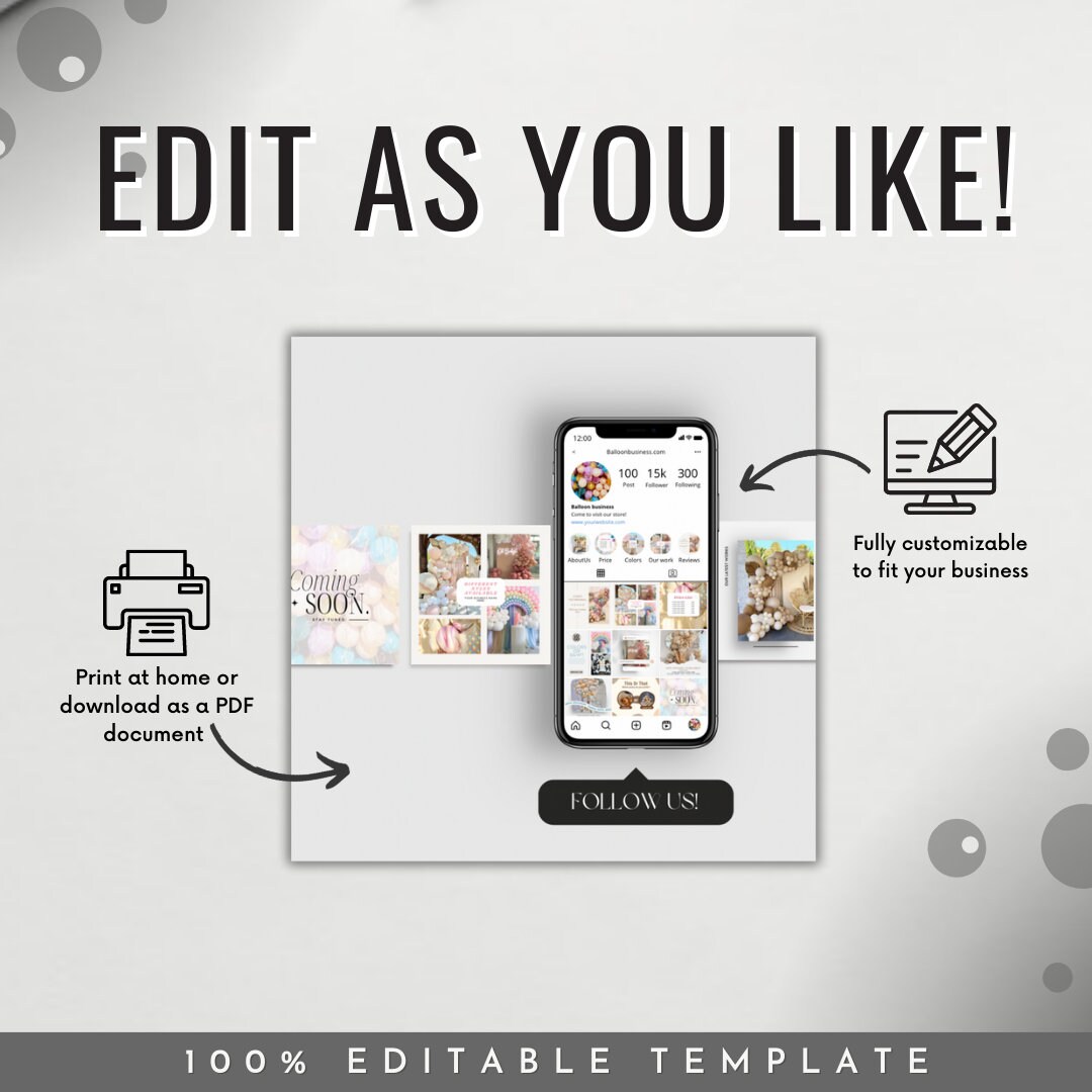 Balloon Decor Social Media Posts, Instagram, Facebook, Social Media ...