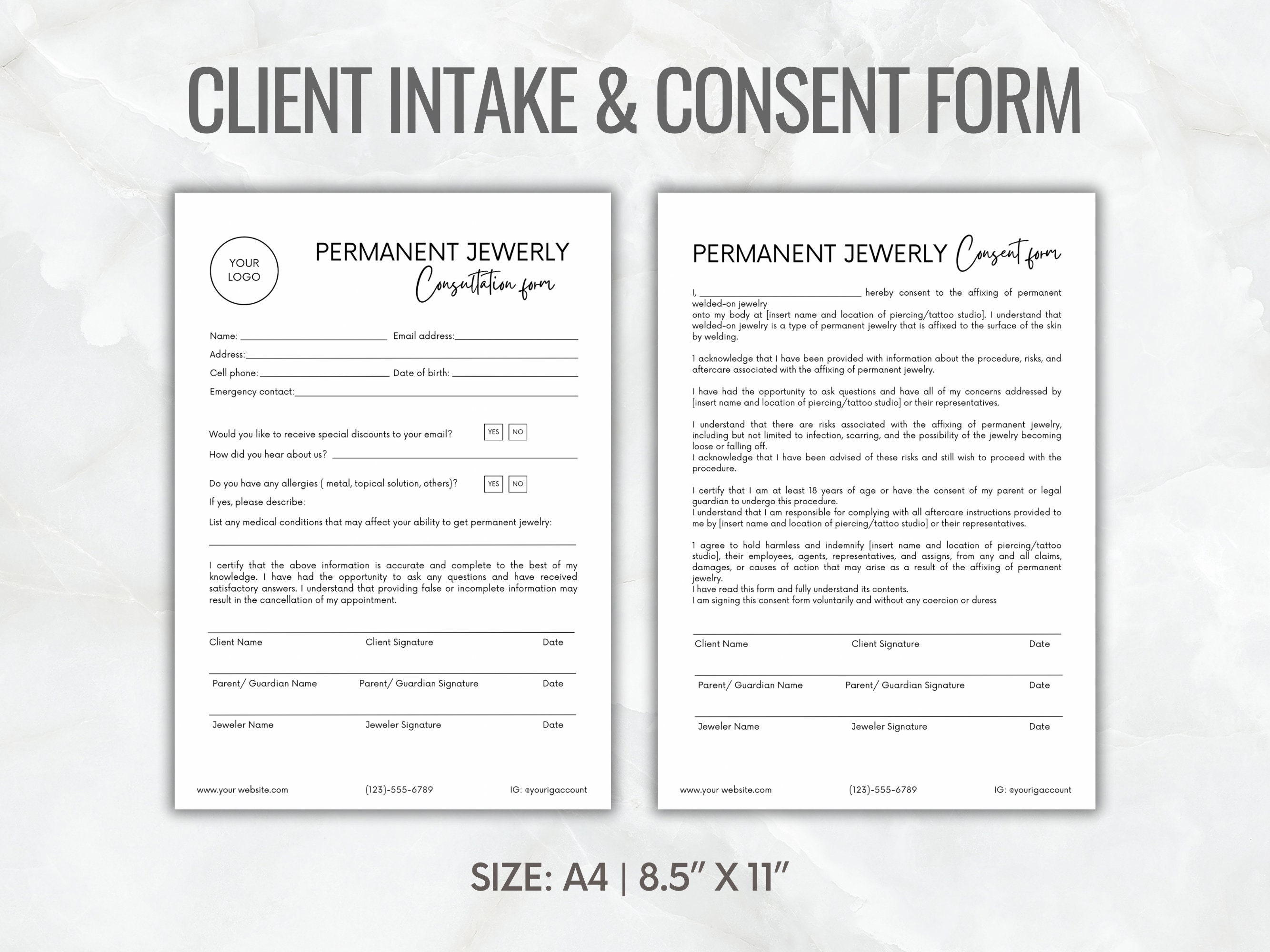 Permanent Jewelry Business Starter Kit, Permanent Jewelry Warranty Care ...
