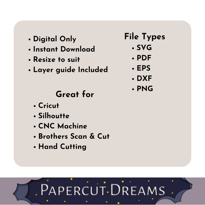 Paper Art Template Digital Layered Art File Family Playing - Etsy