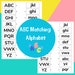 Matching Alphabet ABC Preschool Kindergarten Learning Activity Practice ...