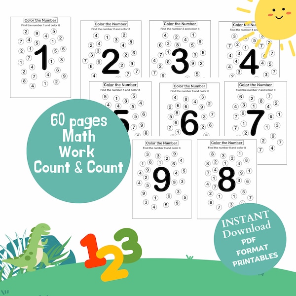 Printable Tracing Sight Words Pages Worksheets for Kids: Preschool ...