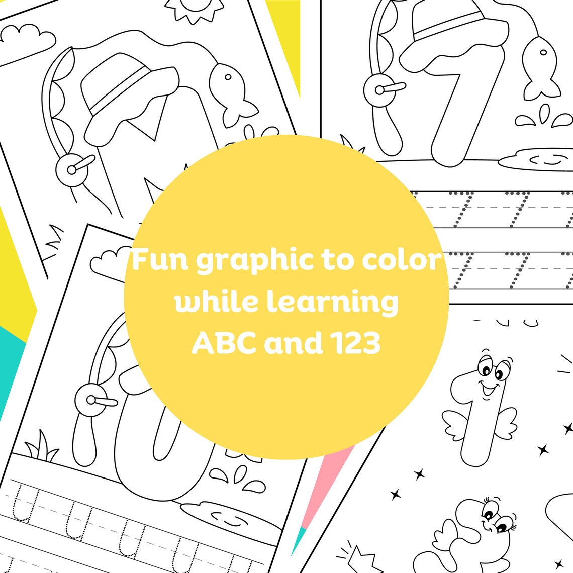Printable Alphabet Coloring Pages Worksheets for Kids Preschool ...