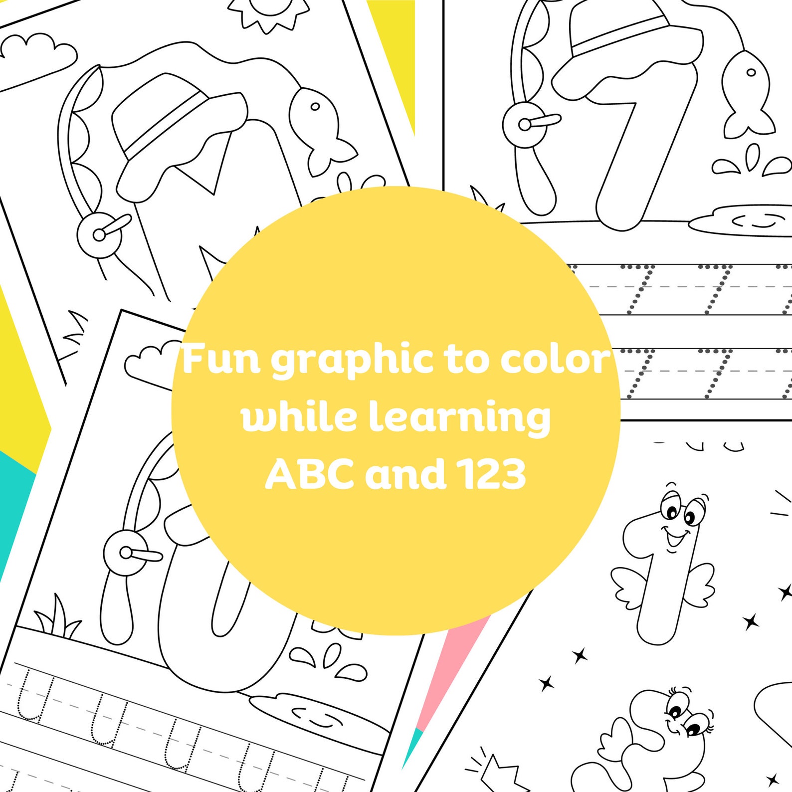 Printable Alphabet Coloring Pages Worksheets for Kids Preschool ...
