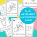 Printable Alphabet Coloring Pages Worksheets for Kids: Preschool ...