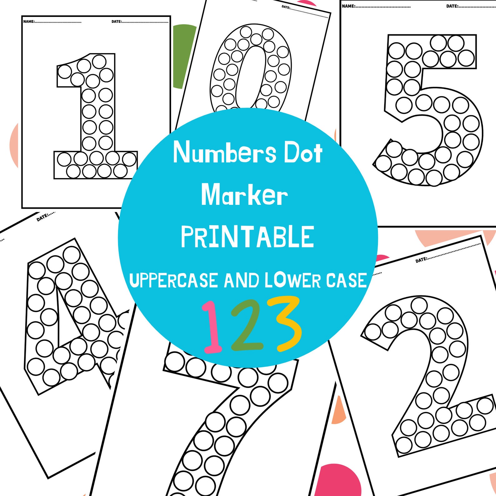Alphabet Worksheets Upper & Lowercase Preschool Kindergarten Learning ...