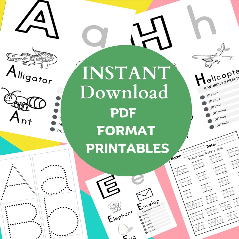 Printable Alphabet Letter Sounds Worksheets Preschool Activities for ...