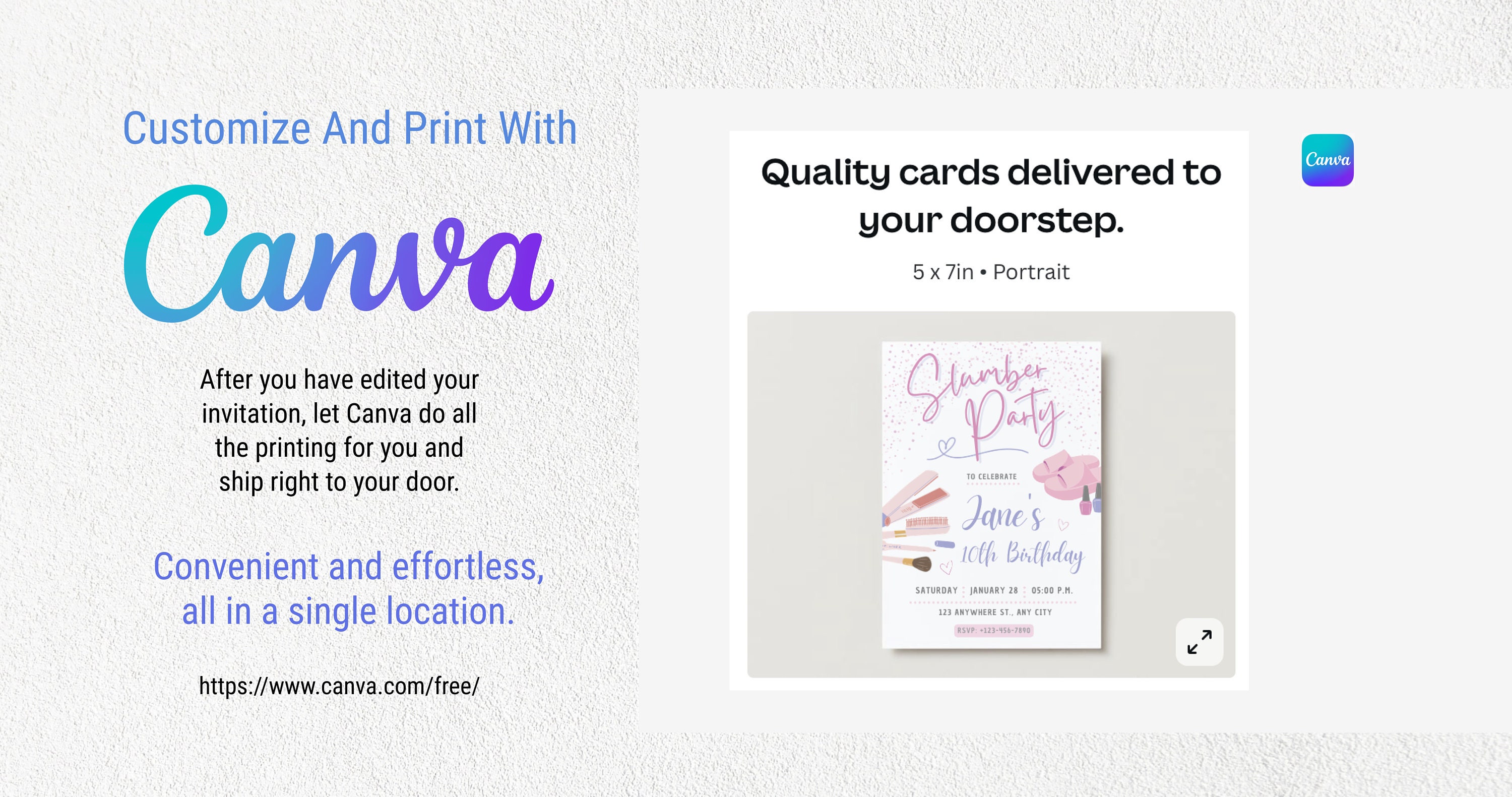 Slumber Party Invitation Template Sleep Over Invitation Pajama Party ...