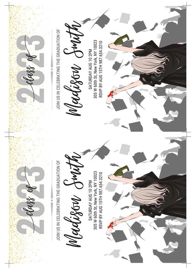 Graduation Party Invitation Template Class of 2023 Graduation ...