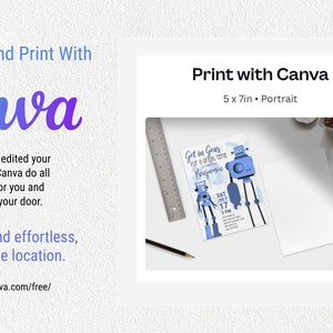 Robot Party Invitation Template Robot Birthday Editable Robot Party ...