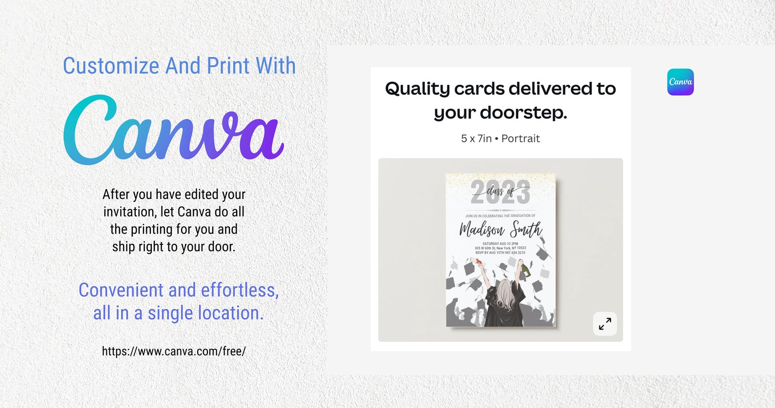 Graduation Party Invitation Template Class of 2023 Graduation ...