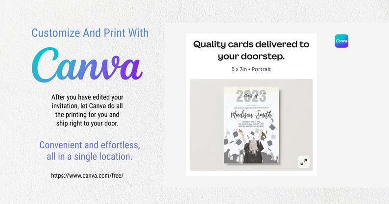 Graduation Party Invitation Template Class of 2023 Graduation ...