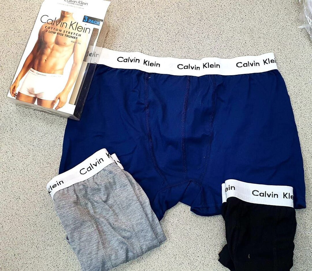CALVIN KLEIN Men's Boxer 3 in One Pack Brand New - Etsy