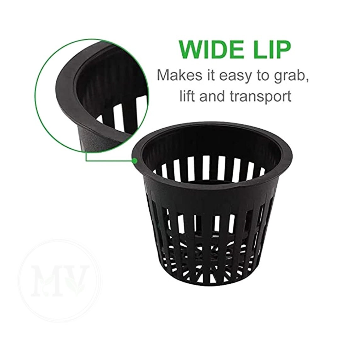 Best DIY Home Hydroponic Garden Net Pots Sturdy Mesh Net Cups Aquaponic ...