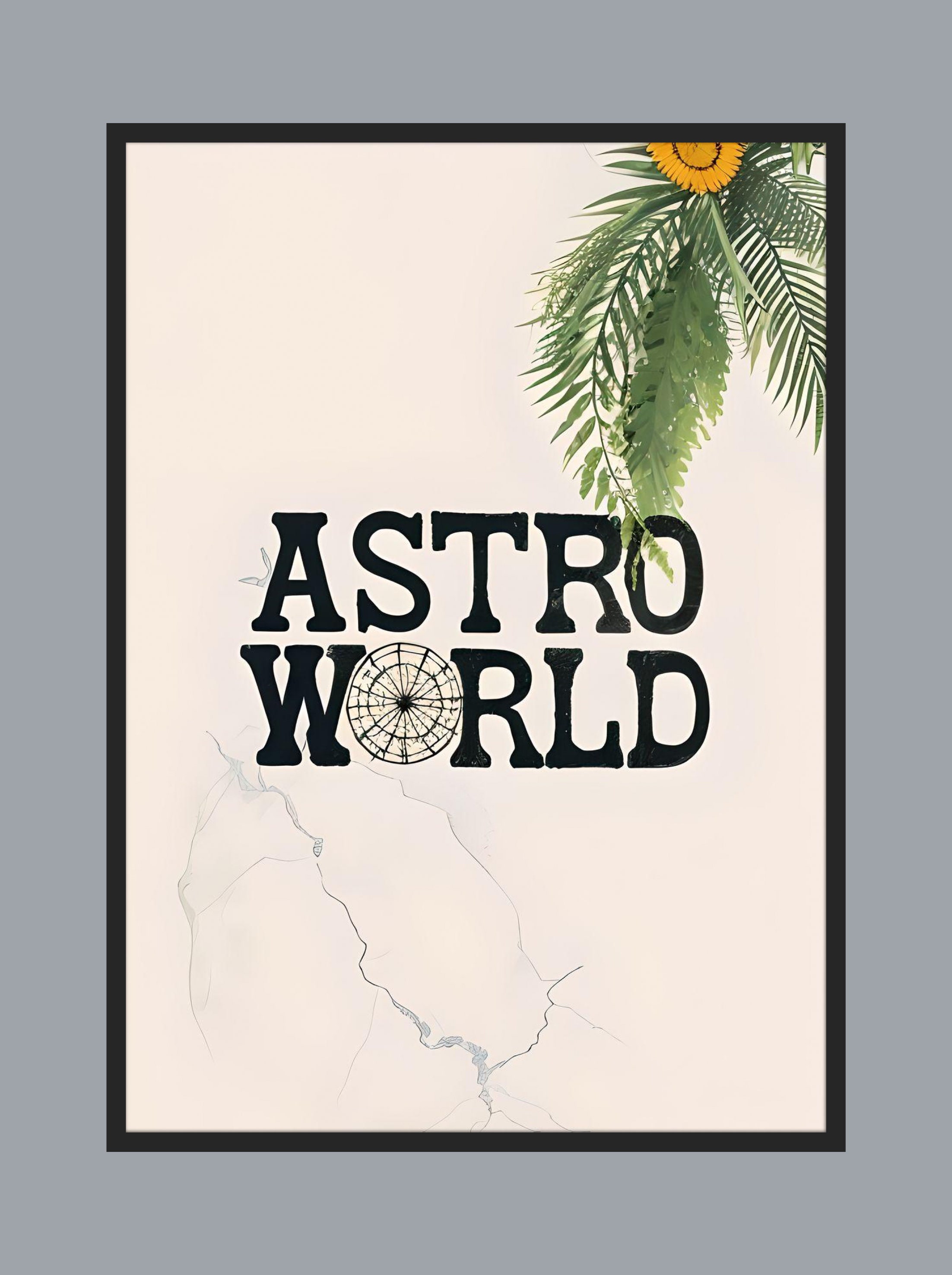 Astroworld Album Print Wall Art Poster for Travis Scott Fans - Etsy