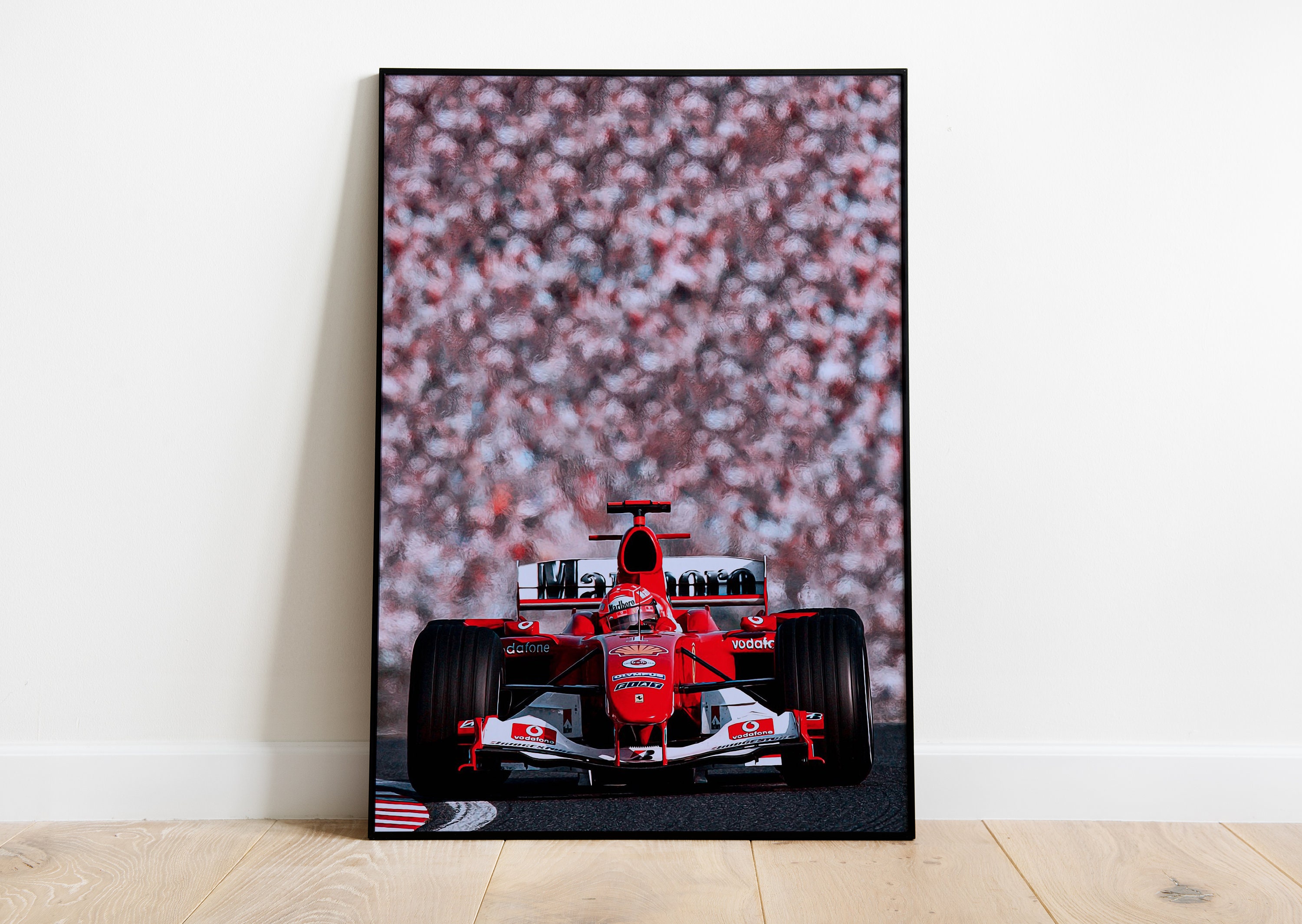 Michael Schumacher Ferrari F1 Car Wall Art Poster Print Aesthetic ...