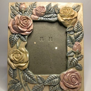Vintage 1990 Figi Graphics Roses Picture Frame - Etsy