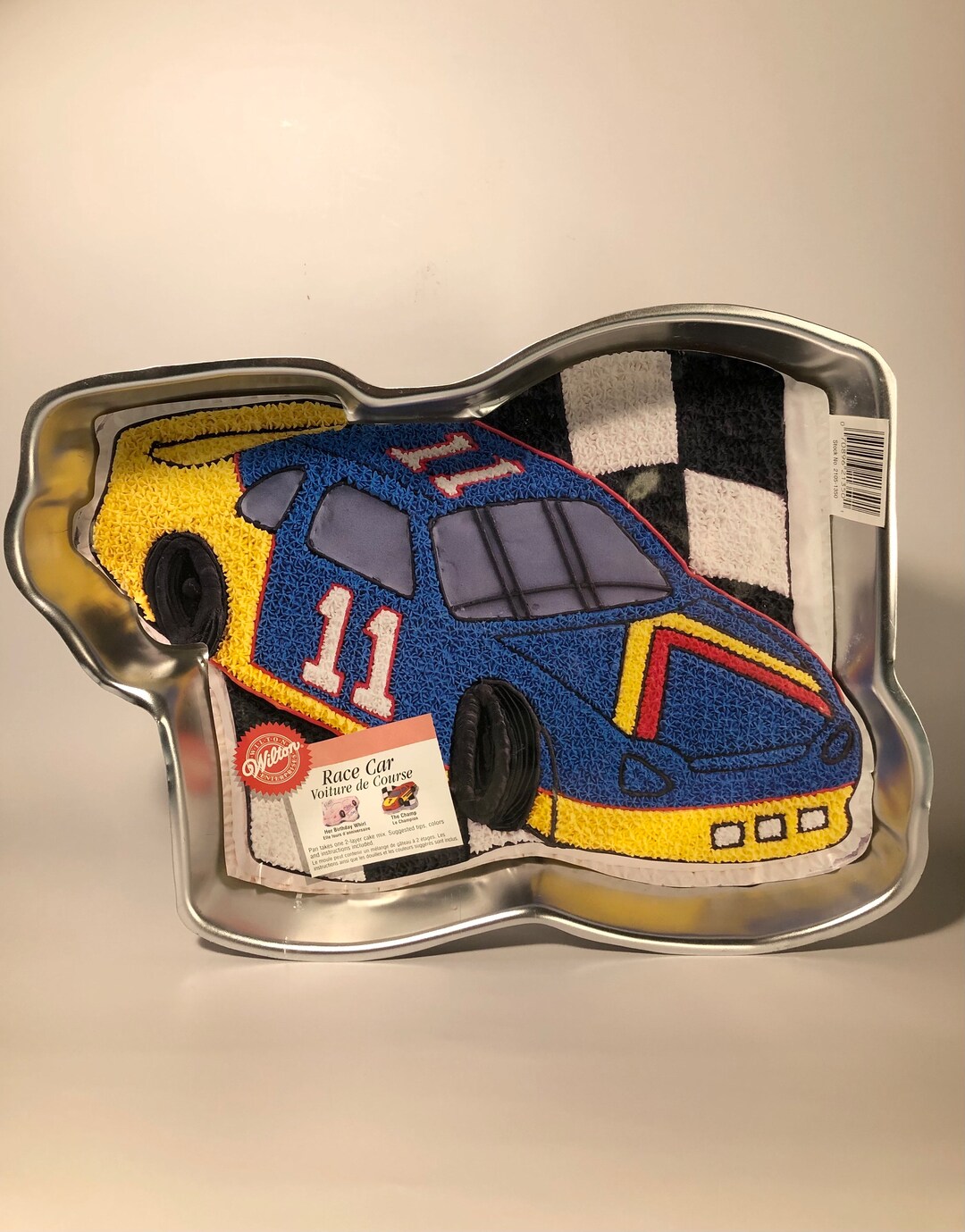 Vintage 1997 Wilton Race Car Cake Pan - Etsy