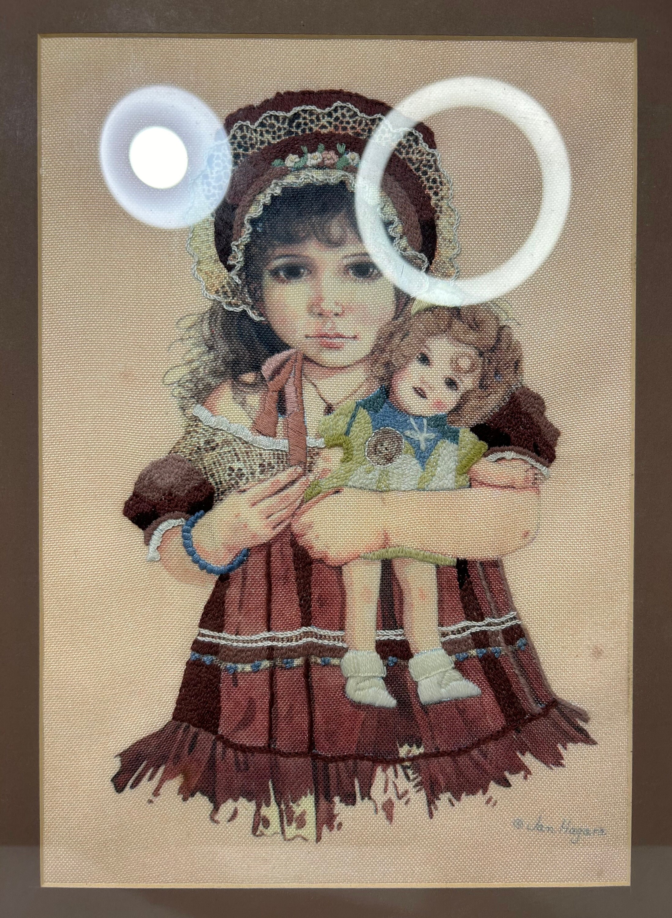 Vintage lydia and the Shirley Temple Doll by Jan Hagara Finished and ...