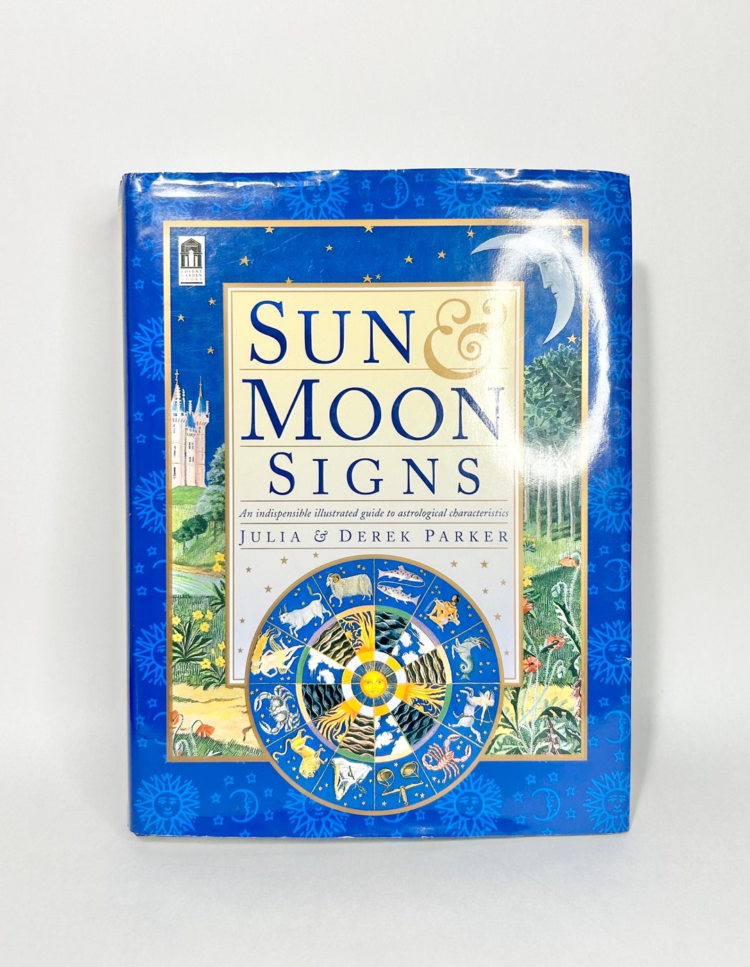 Vintage 90s Hardcover Astrology Book sun & Moon Signs by Julia and ...