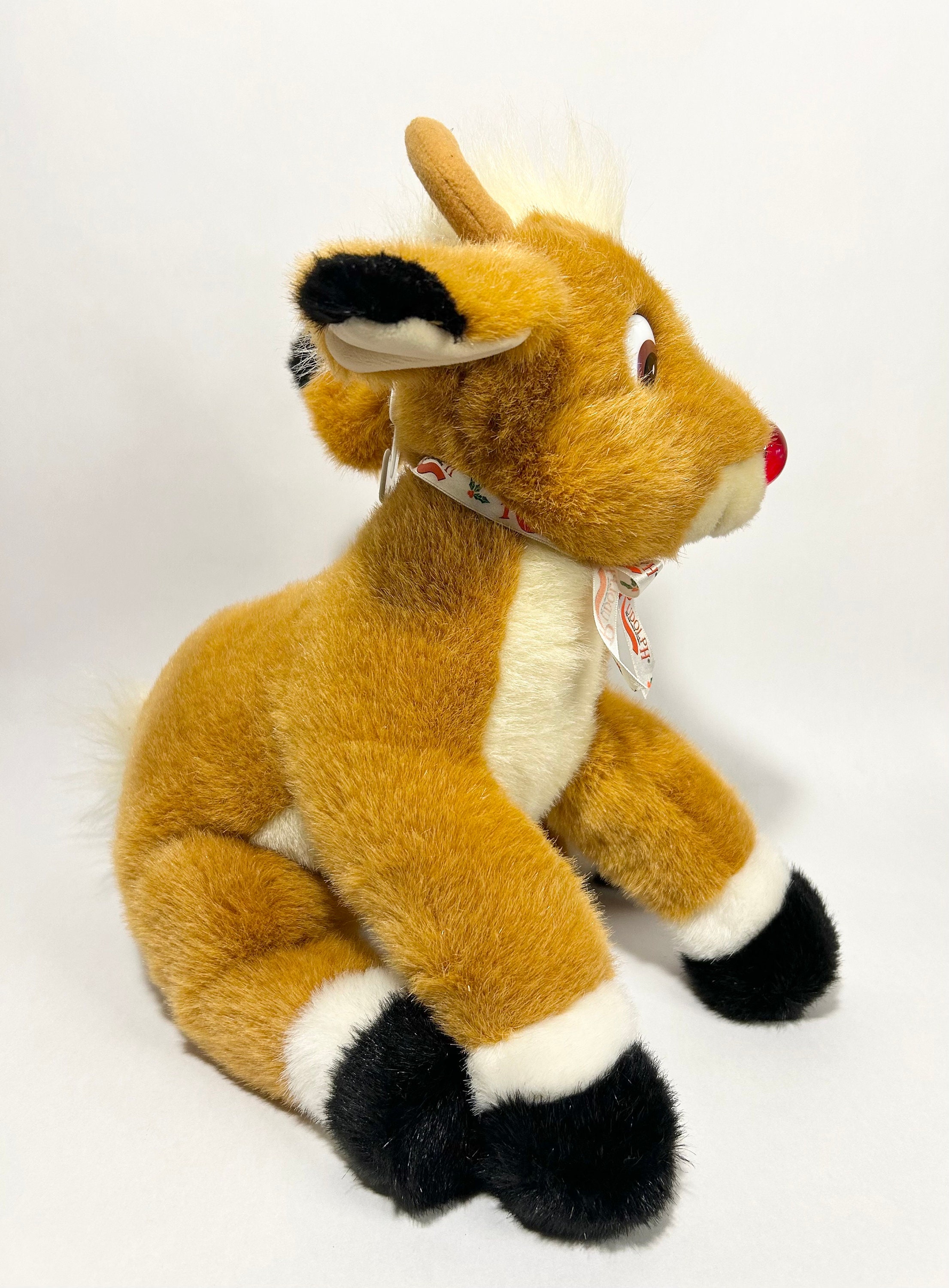 Vintage 1999 Rudolph Plush 14 plays Music - Etsy