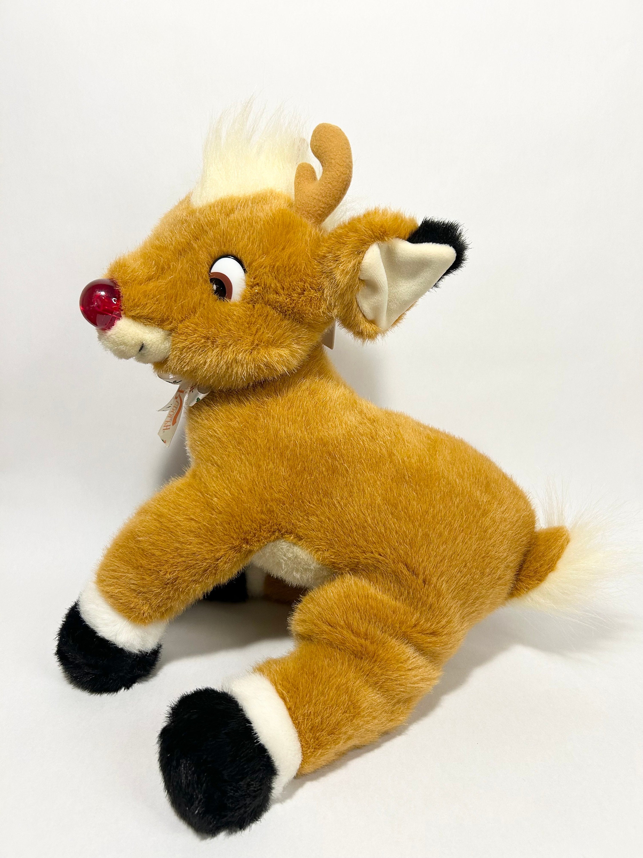 Vintage 1999 Rudolph Plush 14 plays Music - Etsy