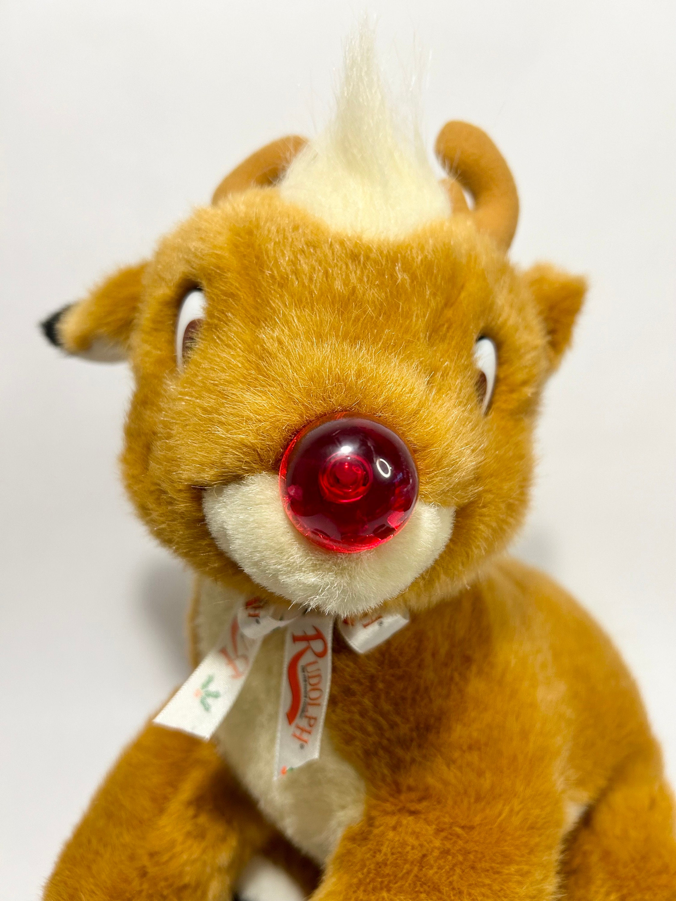 Vintage 1999 Rudolph Plush 14 plays Music - Etsy