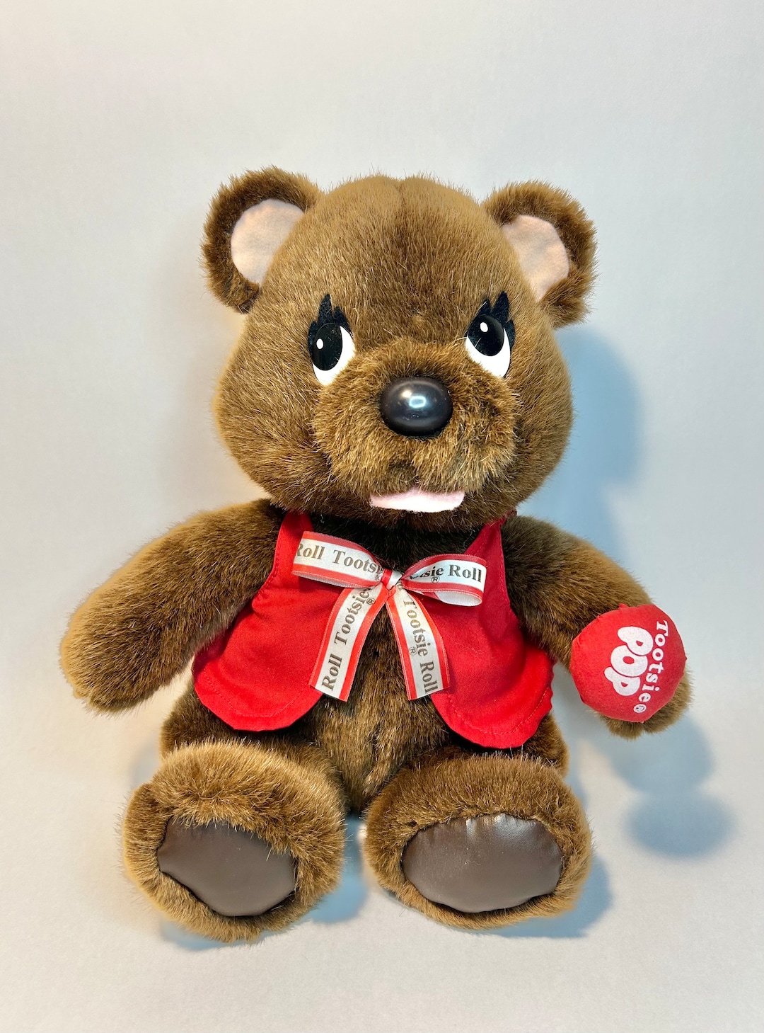 Vintage Tootsie Pop Teddy Bear Plush 11” - Etsy