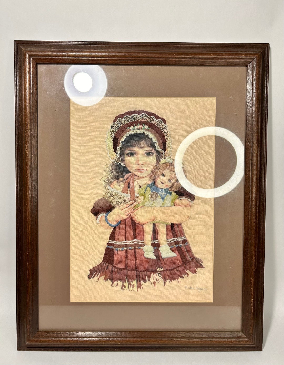 Vintage lydia and the Shirley Temple Doll by Jan Hagara Finished and ...