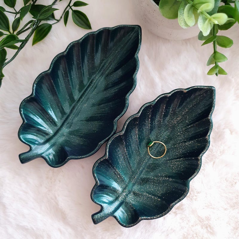 Dark Green Trinket - Etsy UK