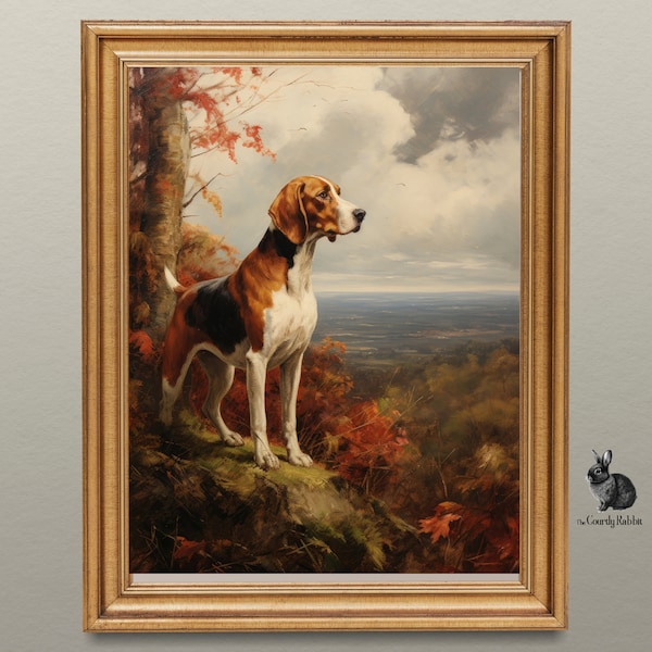 Foxhound Art Print - Etsy