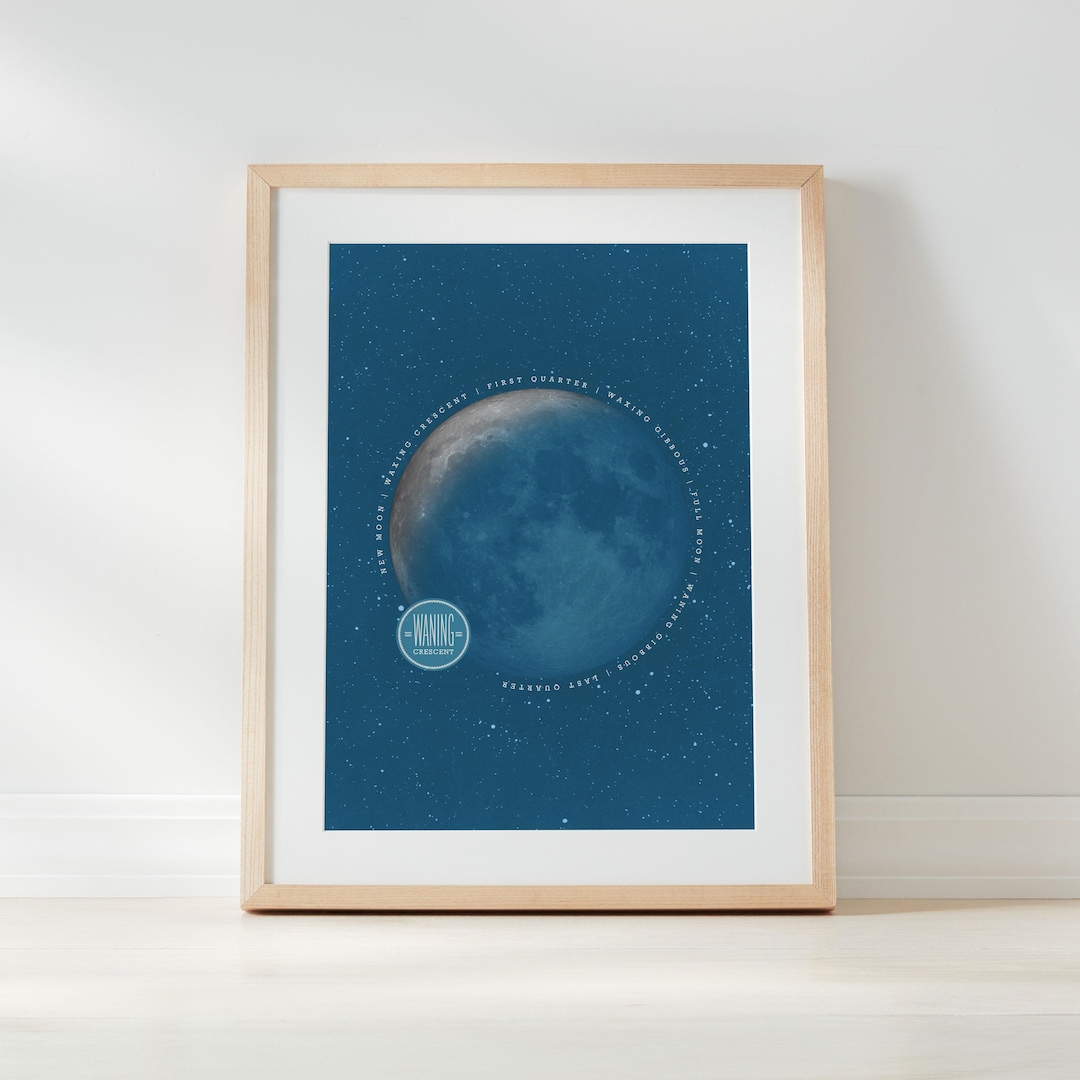 Waning Crescent, Lunar Cycle, Moon Phase, Sophisticated Aesthetic ...