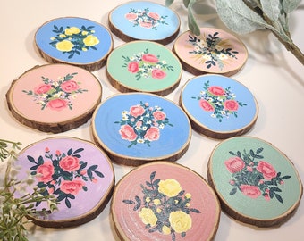 Hand Painted Coasters - Etsy