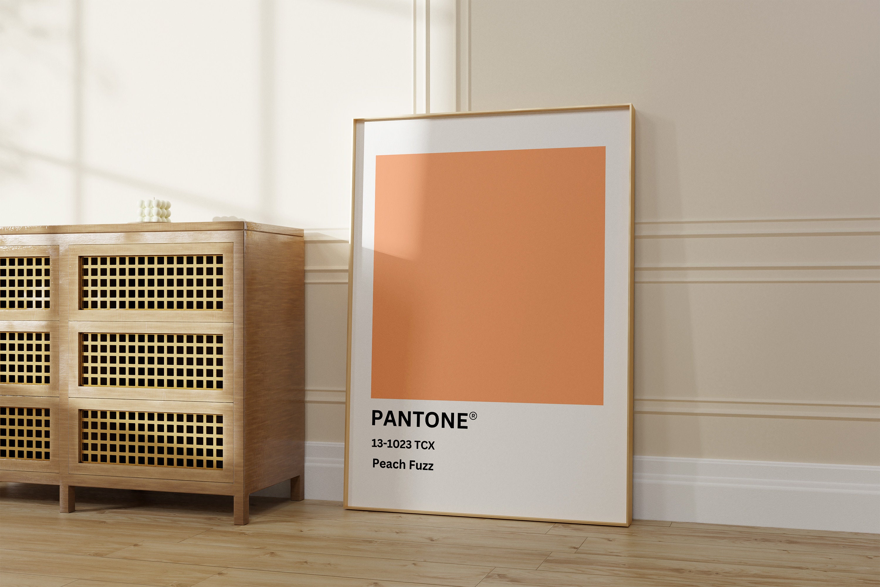 Pantone Color of the Year, PANTONE 2024 Print, Pantone Peach Fuzz ...