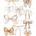 Neutral Bows PNG, Neutral Bow SVG, Coquette Bows Png, Trendy Aesthetic ...