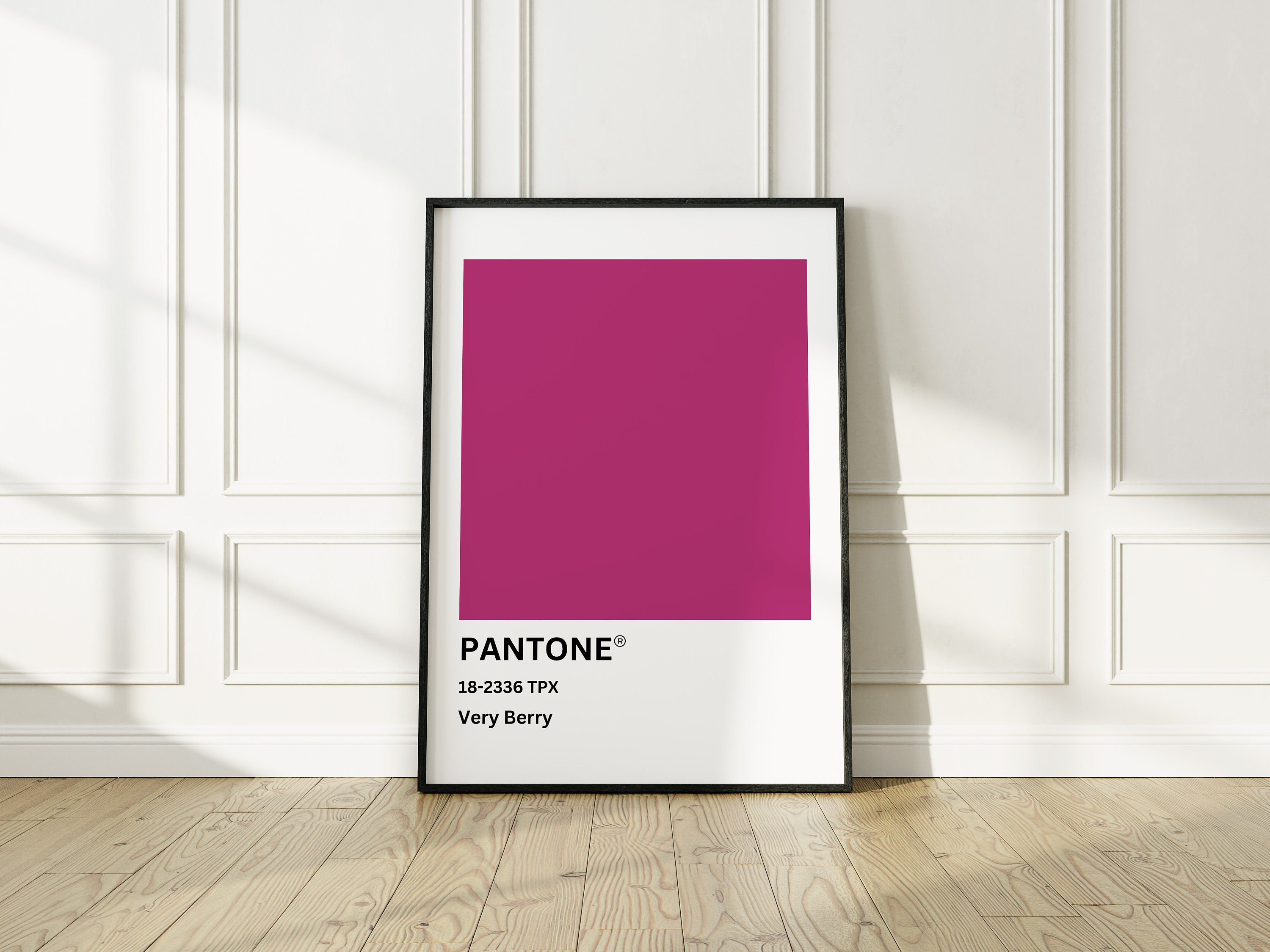 Pantone Color of the Year, PANTONE 2024 Print, Pantone VERY BERRY ...