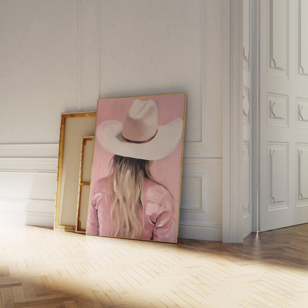 Coastal Cowgirl Printable Poster, Coastal Cow Girl Room Decor, Preppy ...